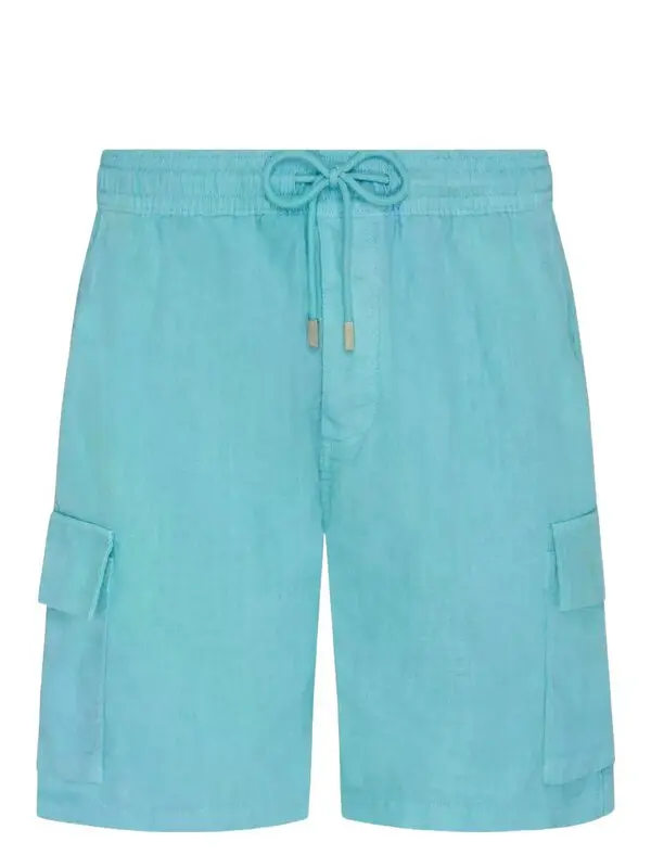 Vilebrequin Baie Linen Cargo Pants - Blue
