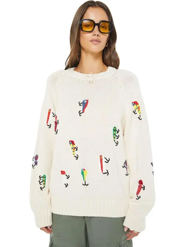 MOTHER The Raglan Pullover Catch Of Day Shirt - Multi