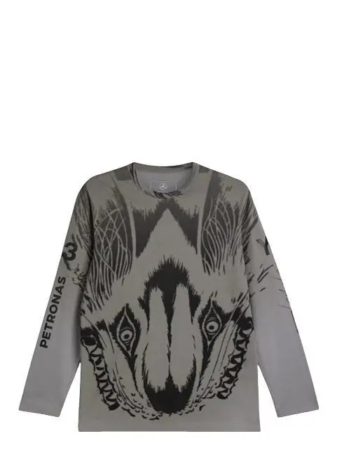 Adidas X Y3 Mercedes Wolf Graphic Longsleeve - Black