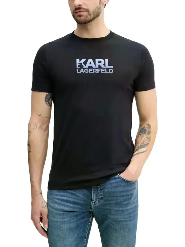 Karl Lagerfeld Logo-print T-shirt - Black