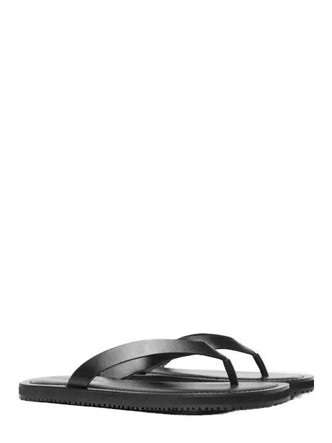 SCAROSSO Ascanio Flip-flop - Black - Calf