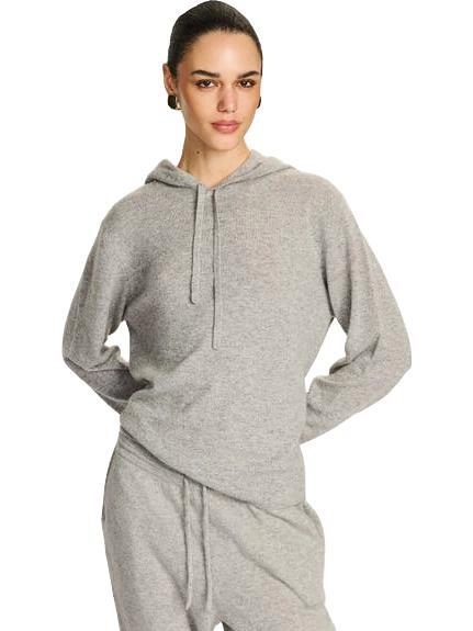 Naadam Signature Cashmere Hoodie - Cement