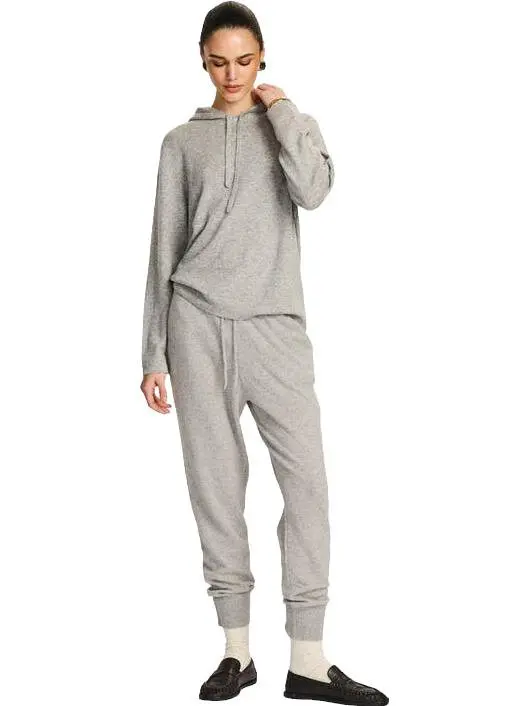 Naadam Signature Cashmere Hoodie - Cement