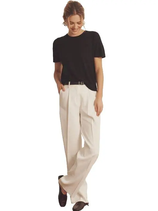 Naadam Super Fine Cashmere T-shirt - Black