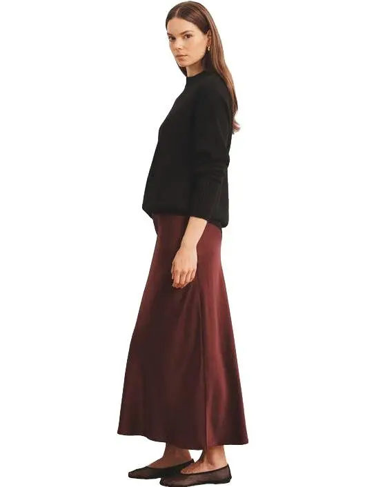 Naadam Luxe Cashmere Oversized Crewneck Sweater - Black