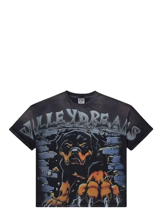VALE FOREVER Rottweiler Big T-shirt - Black