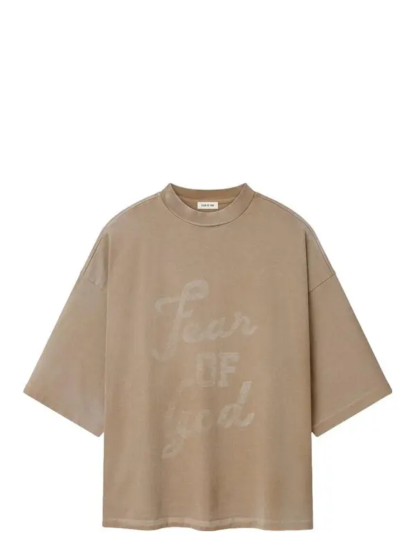 Fear Of God 9 Short Sleeve Tee Dune Pearl - Tan