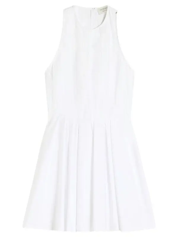 Sportmax Cotton Mini Dress - White
