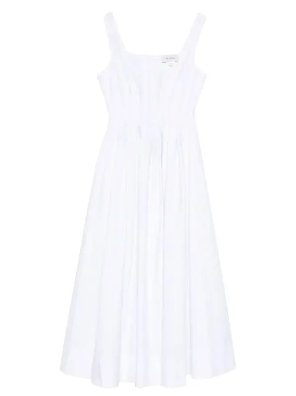 Sportmax Cotton Long Dress - White