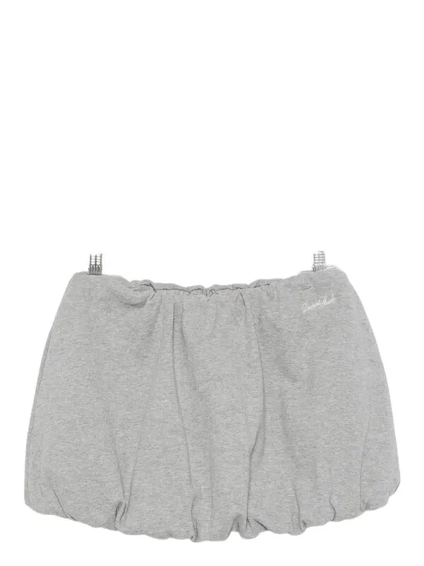 DUNST Cotton Mini Skirt - Grey