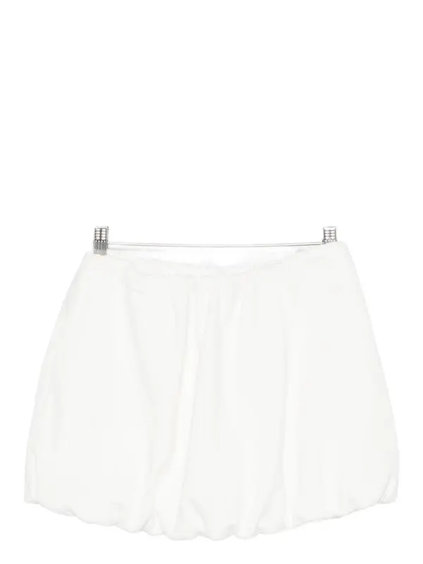DUNST Cotton Mini Skirt - White