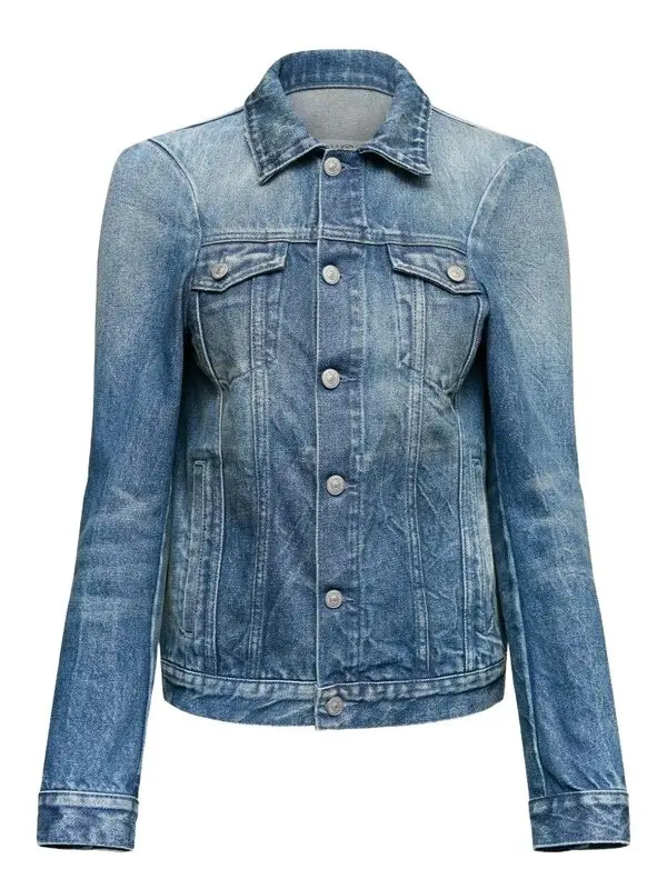 MAISON MARGIELA Denim Cotton Jacket - Blue