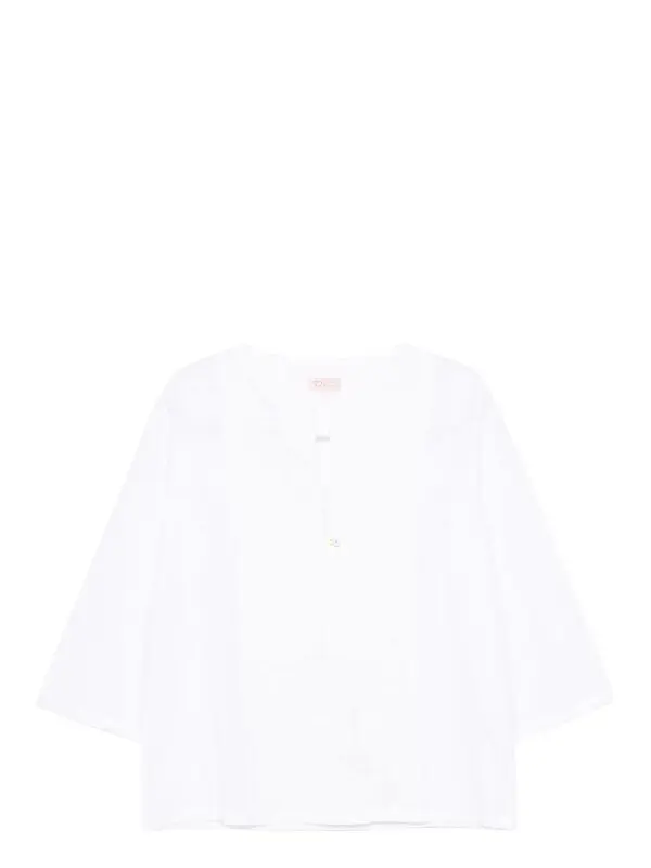RELAX RE-LUX Cotton Shirt - White