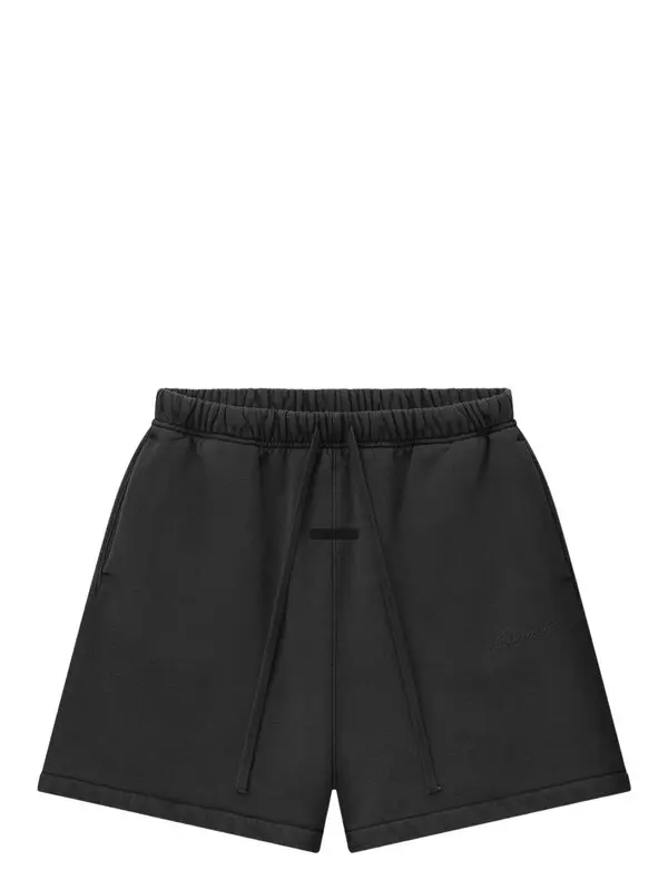 ESSENTIALS Cotton Bermuda Shorts - Black