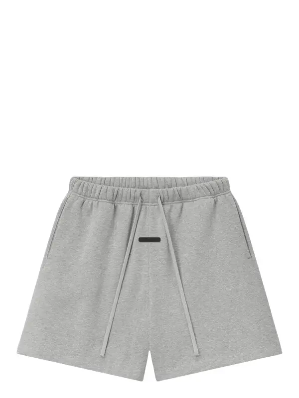 ESSENTIALS Cotton Bermuda Shorts - Grey