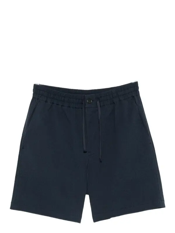 Maison Kitsuné Cotton Shorts - Blue