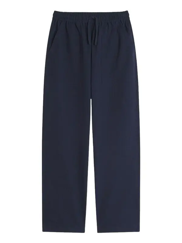Maison Kitsuné Cotton Trousers - Blue