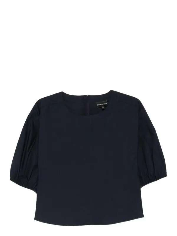 Emporio Armani Cotton Blouse - Blue