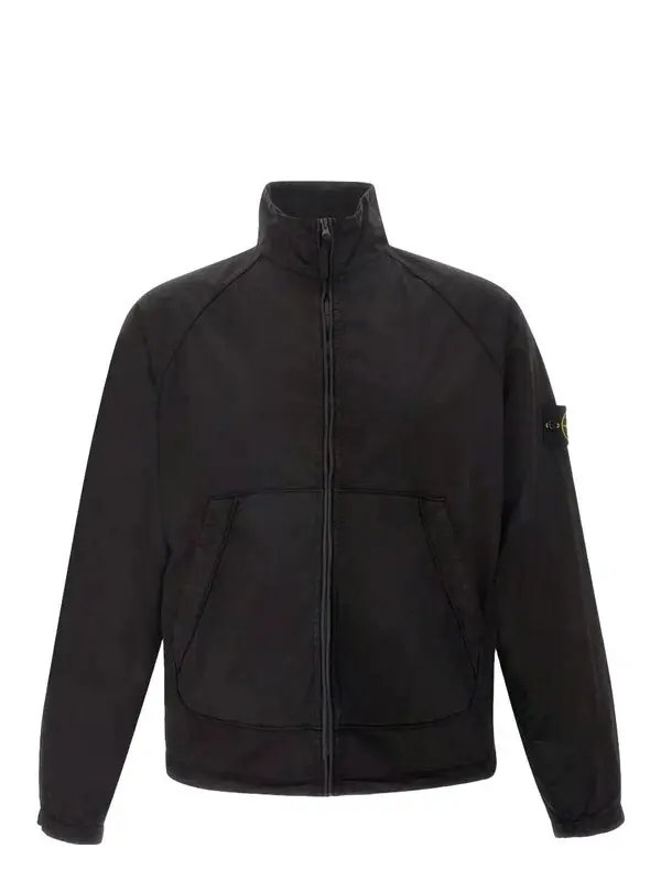 Stone Island Logo-badge Track Jacket - Black