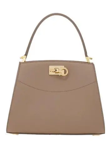 FERRAGAMO Studio Box Bag Xs - Gold
