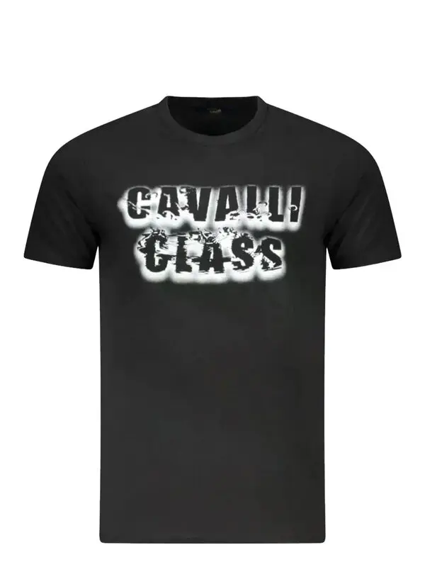 Roberto Cavalli Graphic-print T-shirt - Black
