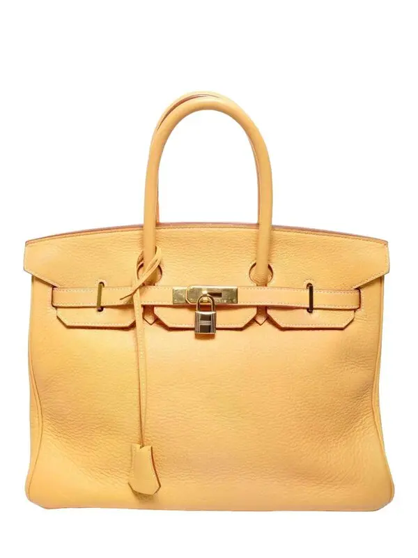 Hermès 1997 35 Birkin Handbag - Neutrals