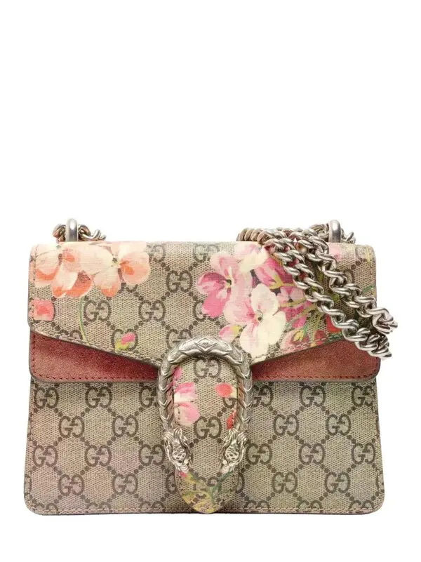 Gucci Dionysus Gg Blooms Shoulder Bag - Neutrals