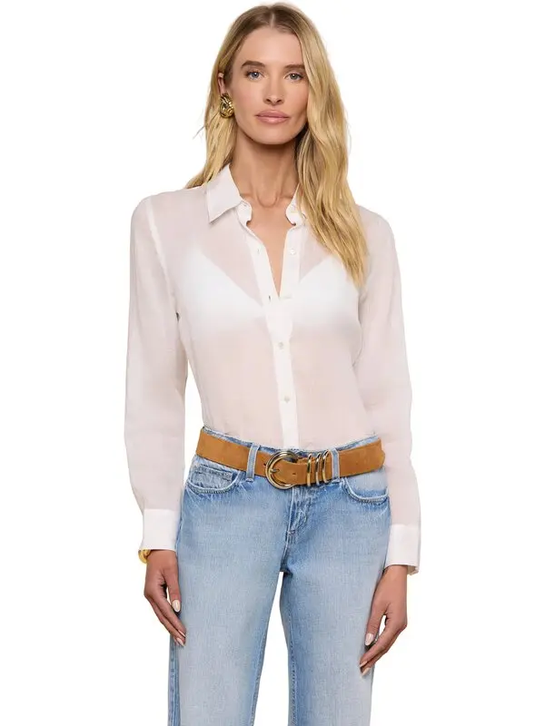 L'Agence Ellery Blouse Top - Ivory
