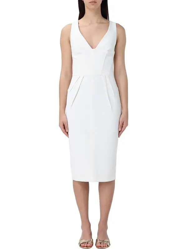 Elisabetta Franchi Sheath Dress - Ivory