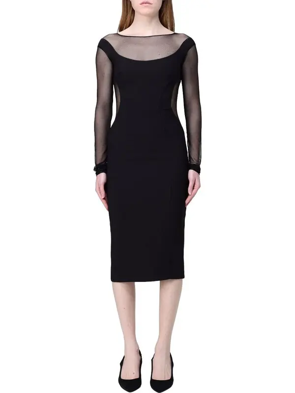 Elisabetta Franchi Sheath Dress - Black