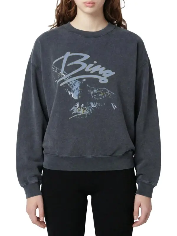 ANINE BING Graphic Sweatshirt - Black