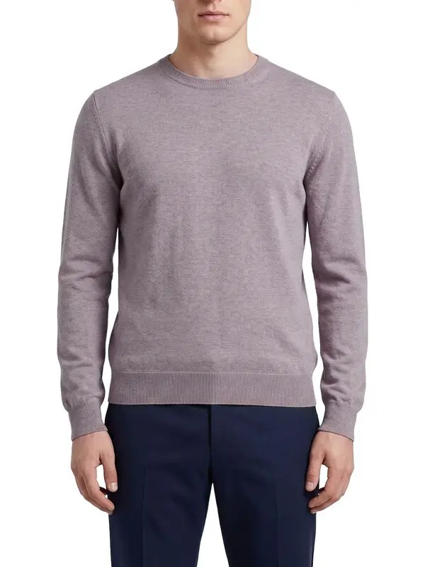 BALLANTYNE Crew Neck Pullover - Brown
