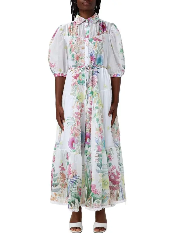 Charo Ruiz Ibiza Floral Print Maxi Dress - White