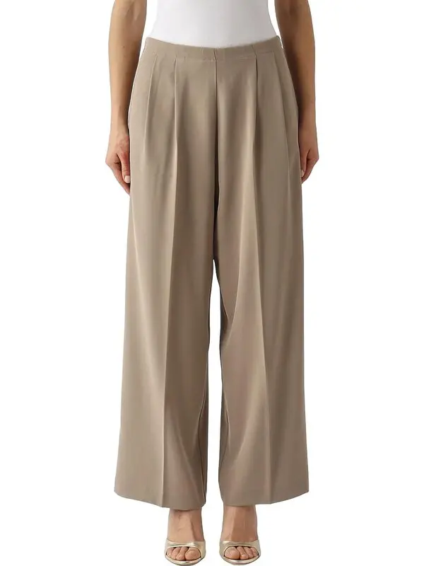 MEIMEIJ Wide Leg Pants - Dove Grey