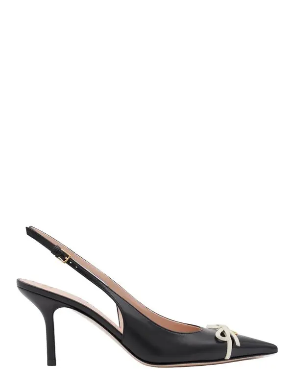 Valentino Garavani Pointed Slingback Pumps - Black