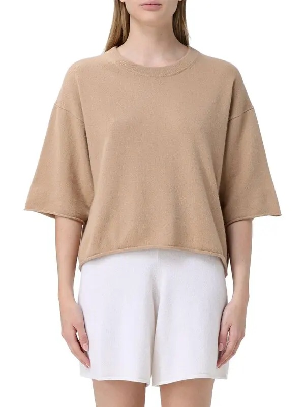 ALLUDE Knit Pullover - Beige