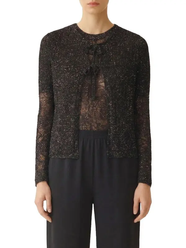 Fabiana Filippi Lurex Cardigan - Blue