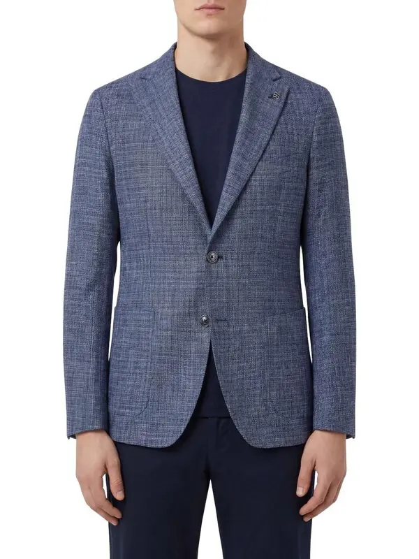 Tagliatore Single-breasted Blazer - Blue