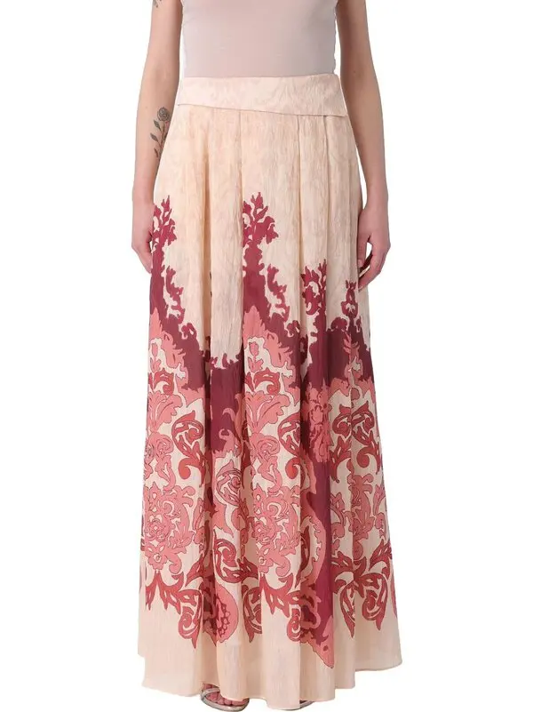 H COUTURE Maxi Skirt - Mahogany
