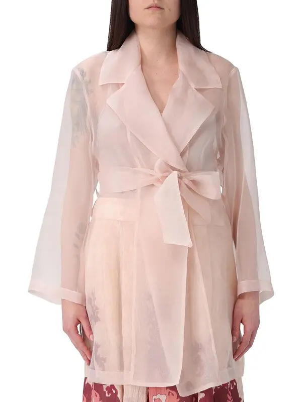 H COUTURE Belted Jacket - Nude