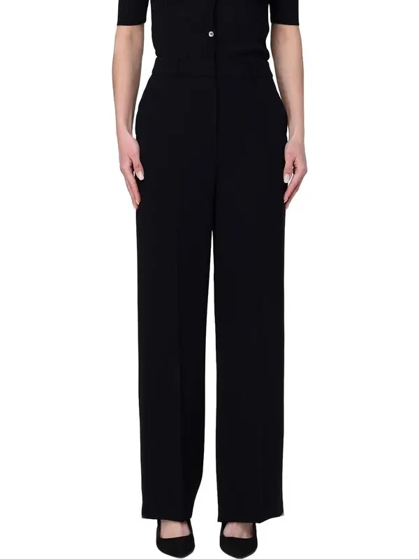 H COUTURE Wide-leg Trousers - Black