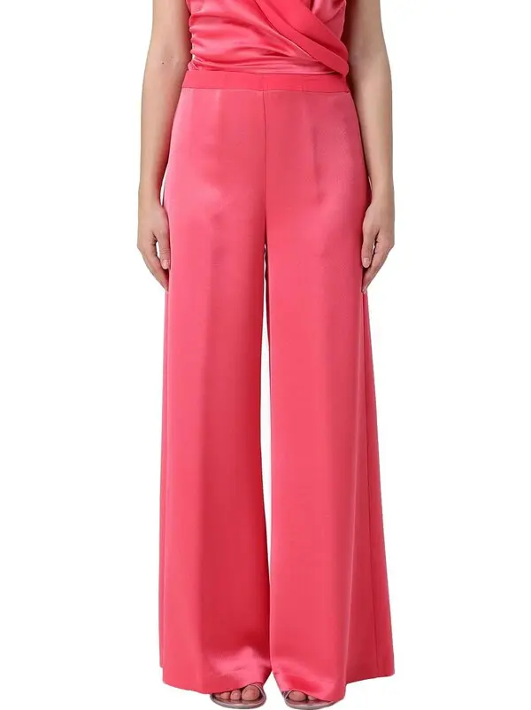 H COUTURE Wide Leg Trousers - Coral