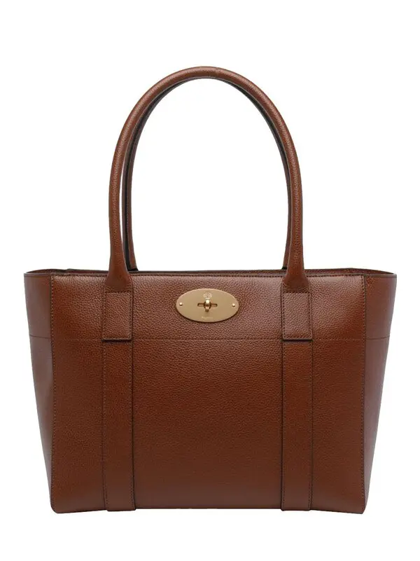 Mulberry Bayswater Grained Leather Tote Bag - Brown