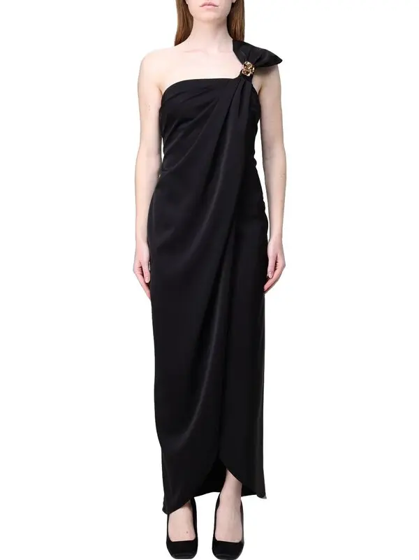 H COUTURE One Shoulder Gown - Black