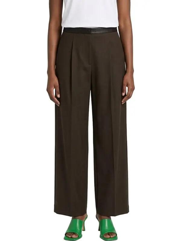 Loewe Wide-leg Trousers - Green
