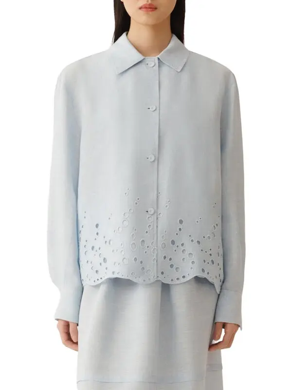 Fabiana Filippi Jacket - Gnawed Blue