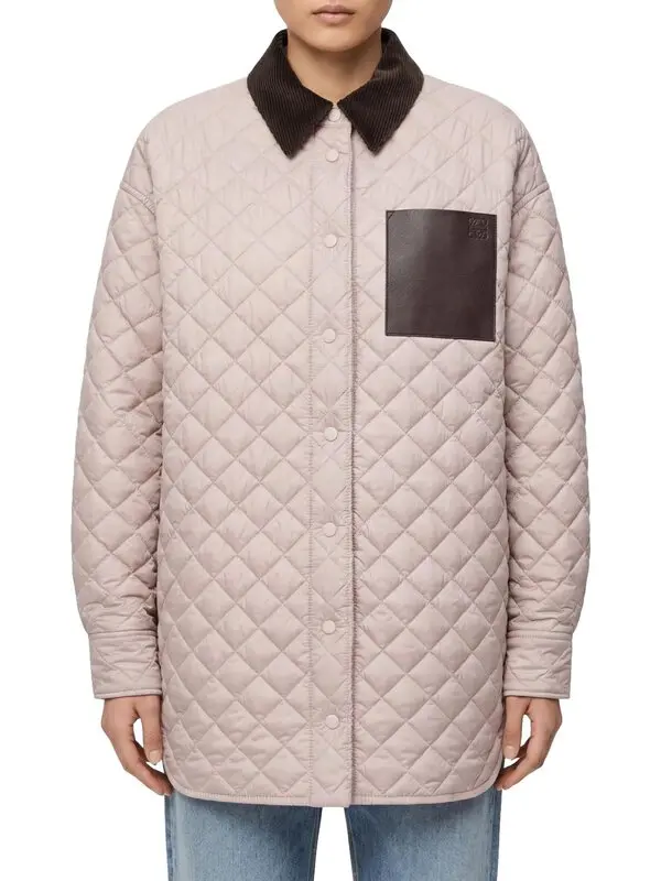 Loewe Quilted Jacket - Pink