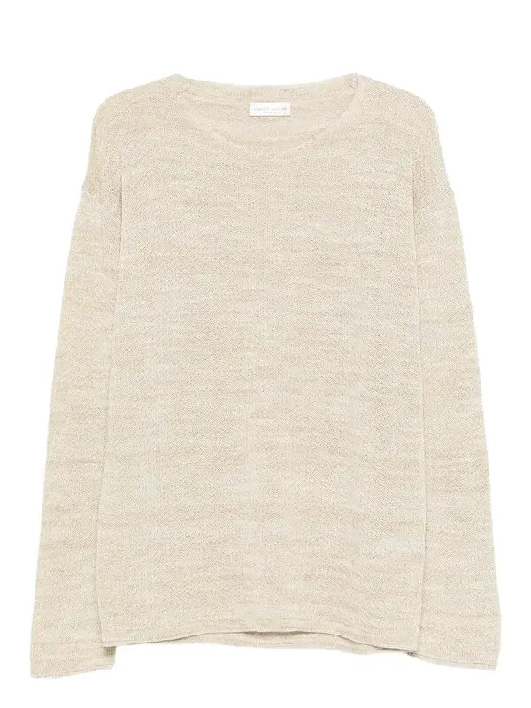 ROBERTO COLLINA Roundneck Sweater - Nude & Neutrals