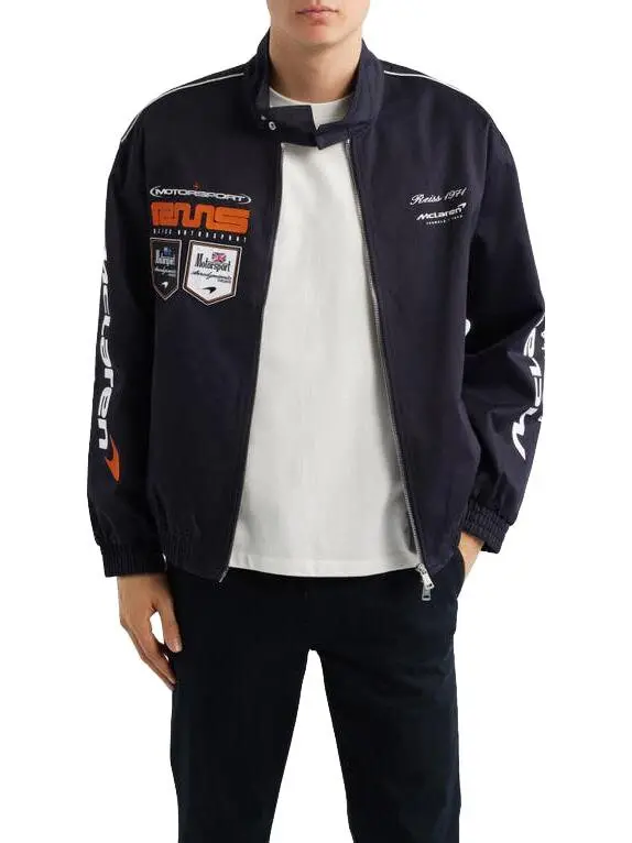 REISS F1 Mercer Jacket - Navy