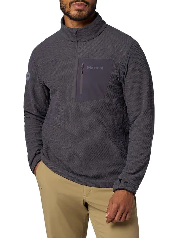 MARMOT Airfleece Half-zip Pullover - Blackened